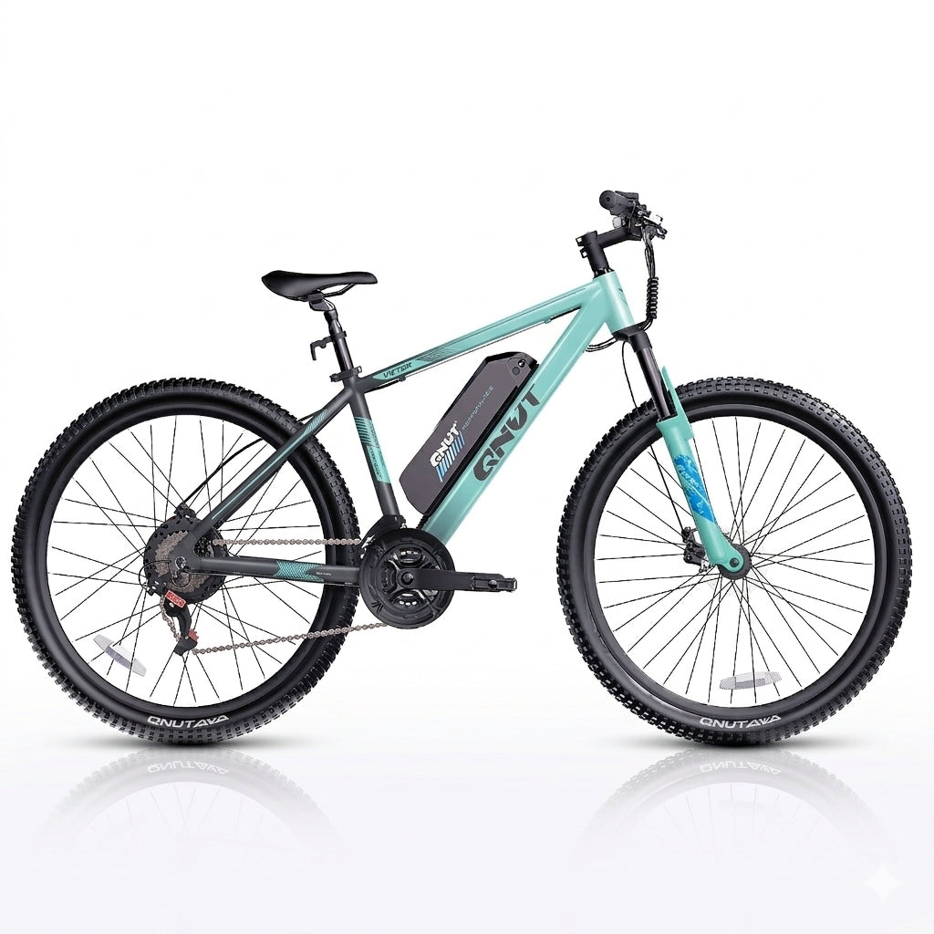 QNUT Victor Electric Mountain Bike | 350W Motor, 40-Mile Range – QNUT BIKE
